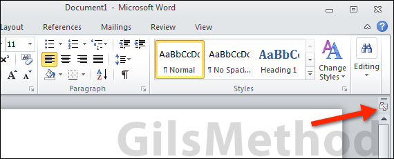 How To Display The Ruler In Word 2010 GilsMethod