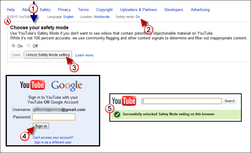 How to Enable and Lock YouTube Safety Mode