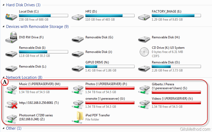 How To Map Network Drives In Windows 7 GilsMethod